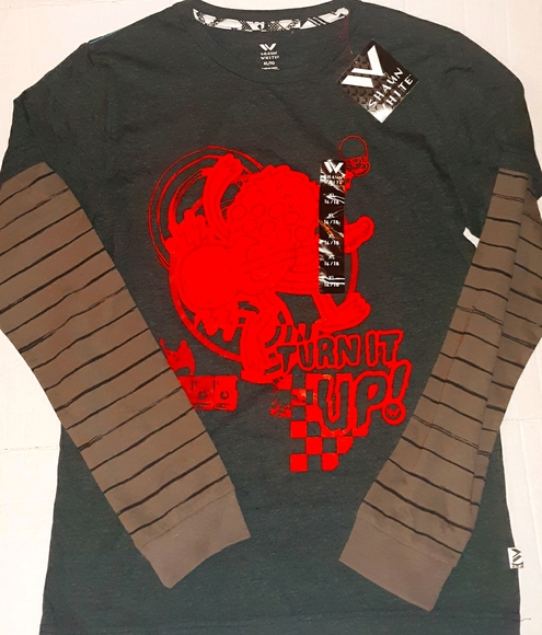 Shaun White | Shirts & Tops | Nwt Boys Xl 618 Shaun White Long Sleeve ...